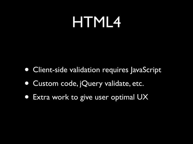 HTML5 Form Validation | KEY