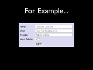 HTML5 Form Validation | KEY