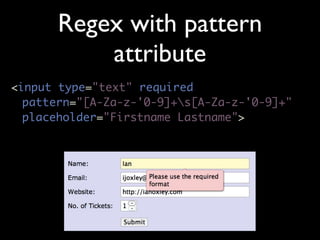 HTML5 Form Validation | KEY