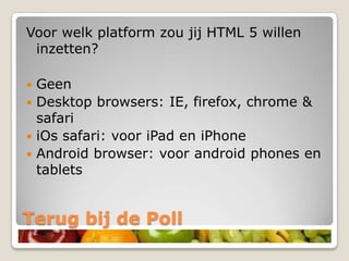 HTML5 fruitmand | PPT