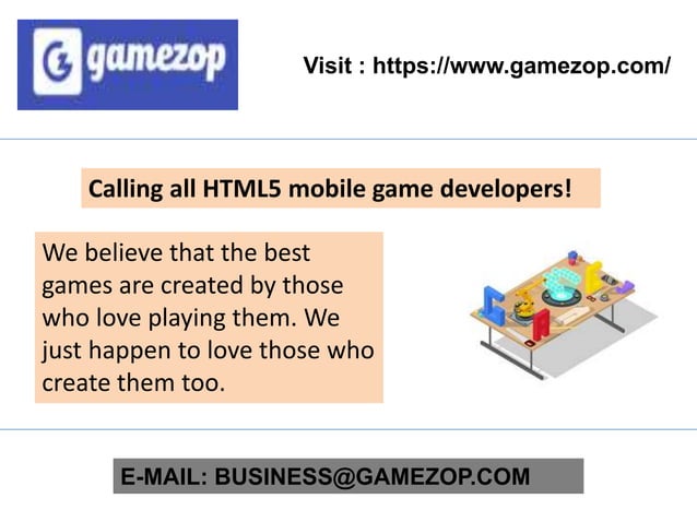Html5 games | PPTX | Mobile Games | Video Gaming