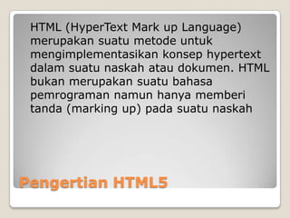 Html5 | PPT