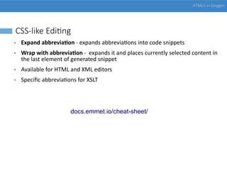 HTML5 Editing Validation | PPT