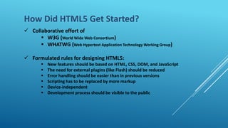 Html5 introduction | PPT