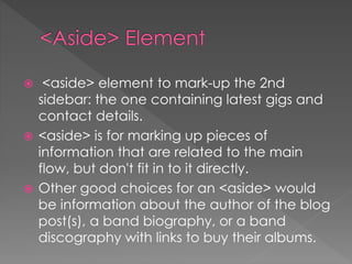 HTML5 introduction | PPTX | Web Design and HTML | Internet