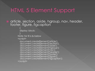 HTML5 introduction | PPTX | Web Design and HTML | Internet