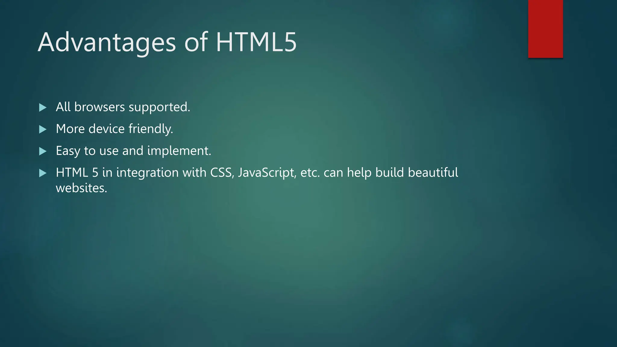 HTML5 Introduction.pptx | Web Development | Internet