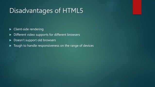 HTML5 Introduction.pptx | Web Development | Internet