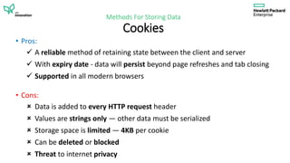 HTML5 Local Storage | PPTX