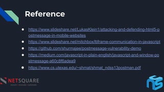HTML5 Messaging (Post Message) | PPT
