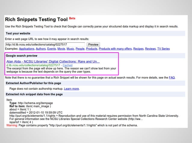HTML5 Microdata and Schema.org