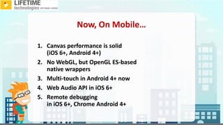 HTML5 mobile games | PPT