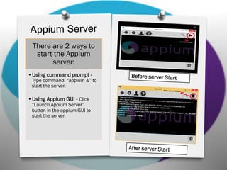 [@NaukriEngineering] Mobile Web app scripts execution using Appium | PPT
