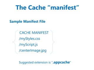 Html5 Offline Applications | PPTX