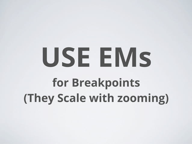 Responsive Web Design - Introduction & Workflow Overview | PPT