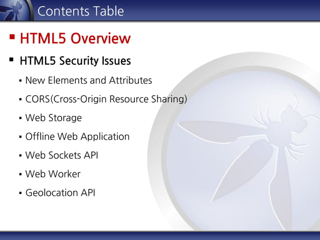 HTML5_security_(next_generation_threats) | PPT