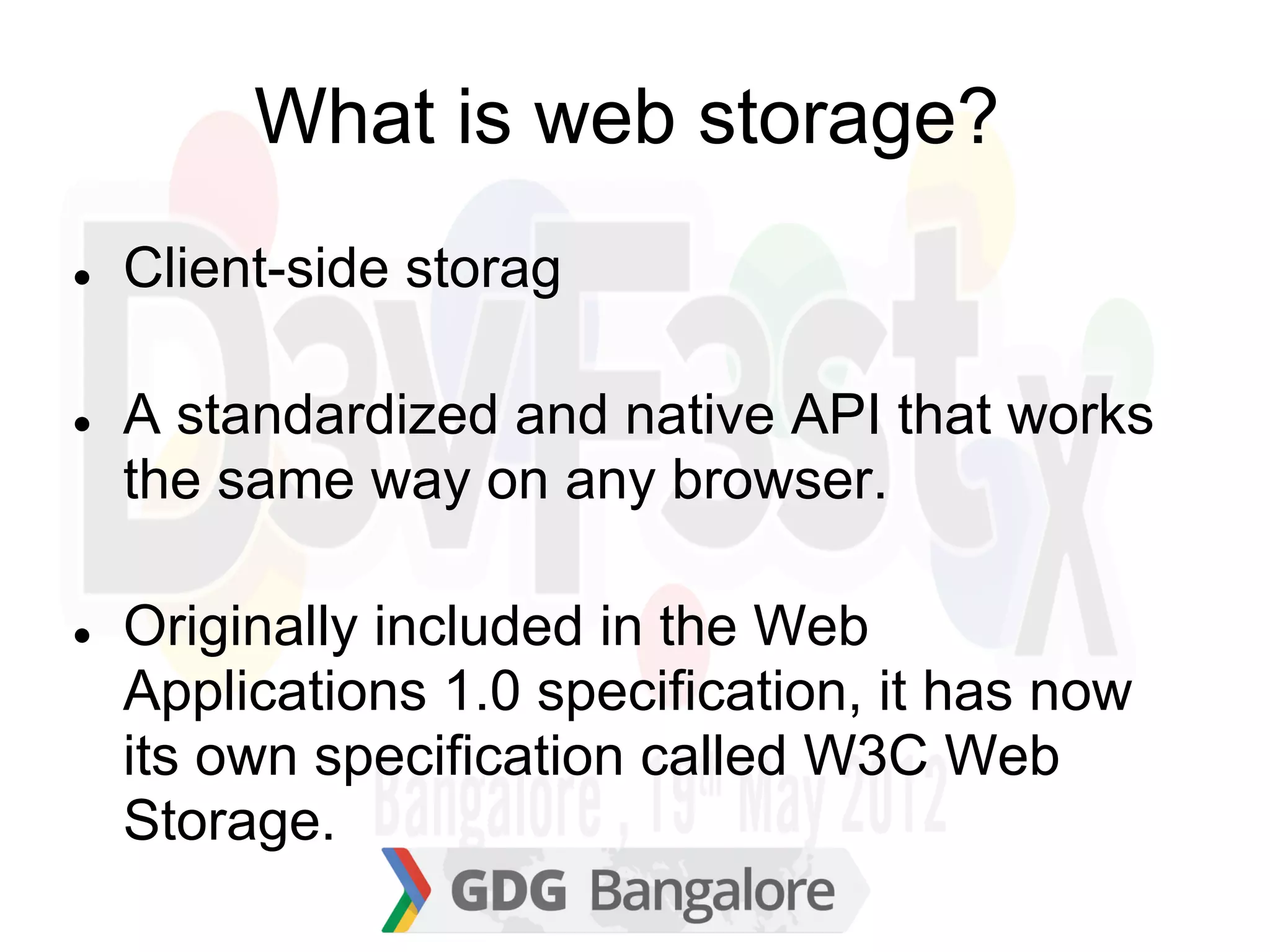 Html5 storage suggestions for challenges.pptx