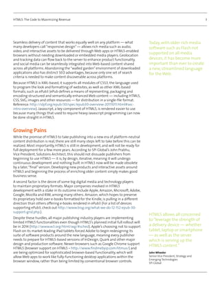 HTML5: The Code to Maximizing Revenue | PDF | Web Design and HTML | Internet