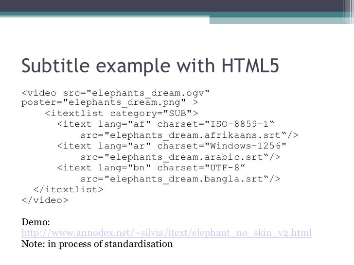 Html5 Open Video Tutorial
