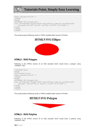 Html5 tutorial | PDF