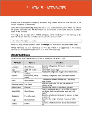 Html5 tutorial | PDF
