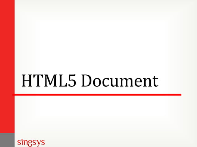 Html5 tutorial for beginners | PPT Html5 tutorial for beginners | PPT