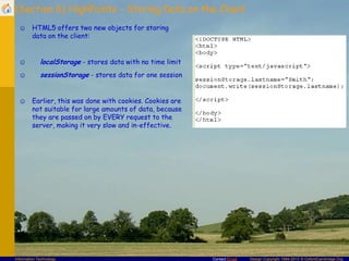 HTML5 Tutorial Outline | PPT