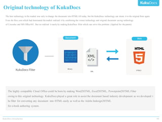 Html5 viewer HTML5 office kukudocs | PPT