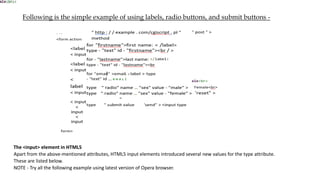 Html 5 web forms 2 | PPTX | Web Design and HTML | Internet