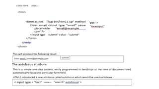 Html 5 web forms 2 | PPT