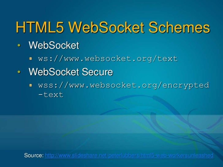 Taking A Quantum Leap With Html 5 Websocket