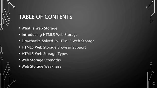 Html5 Web Storage Hemant | PPT
