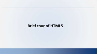 Html5 with SharePoint 2010 | PPT