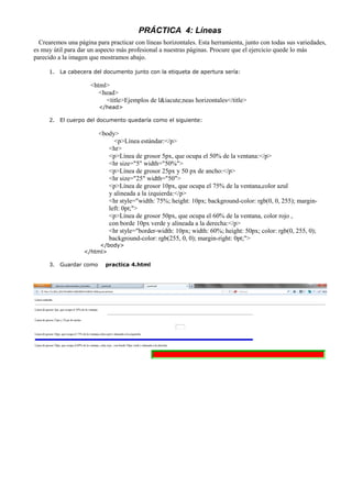 Html actividades 1 | PDF