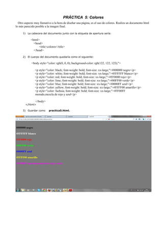 Html actividades 1 | PDF