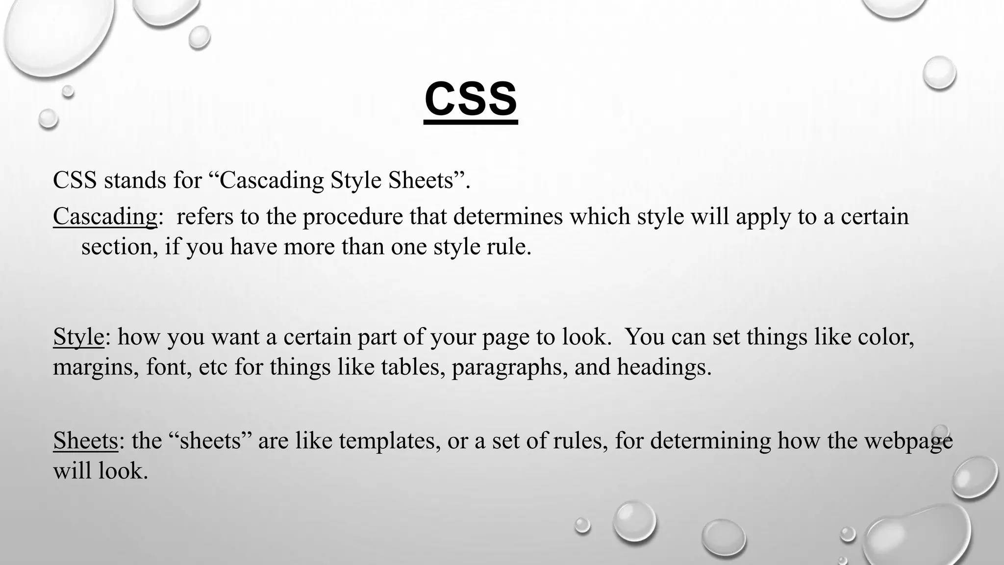 Html And Css Ppt