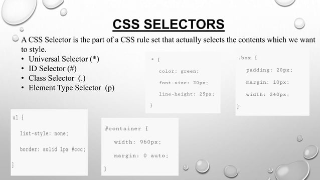 Html and css | PPT