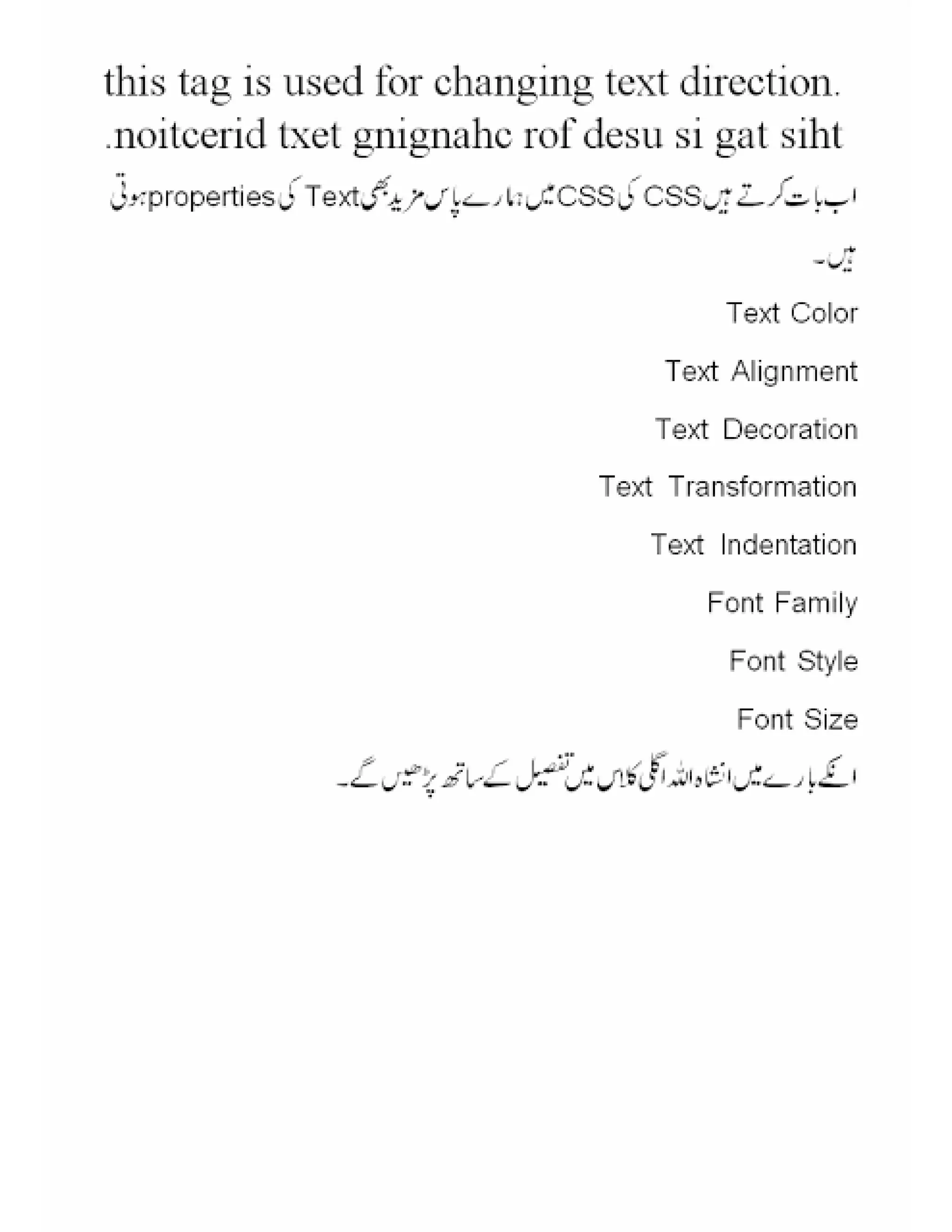 Html and css in urdu by muhammad danish irshad | PDF