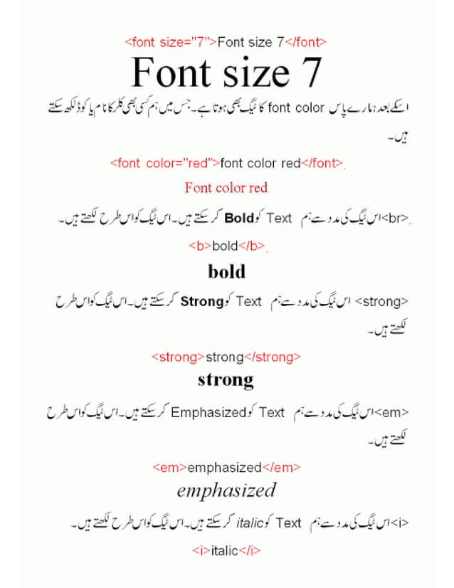 Html and css in urdu by muhammad danish irshad | PDF