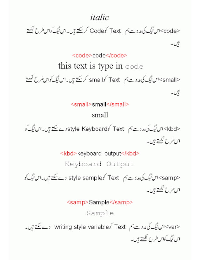 Html and css in urdu by muhammad danish irshad | PDF