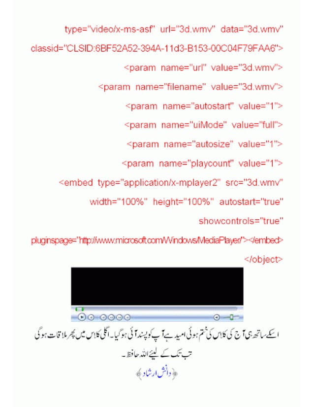 Html and css in urdu by muhammad danish irshad | PDF