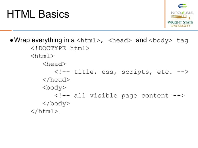 Web Information Systems Html and css | PPT