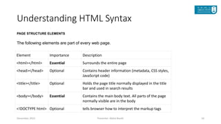 HTML and CSS Week 1 Lecture 1.pptx