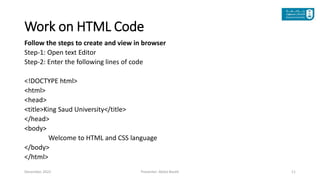 HTML and CSS Week 1 Lecture 1.pptx