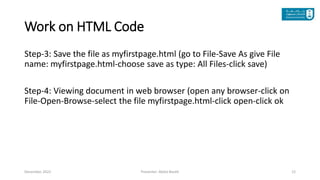 HTML and CSS Week 1 Lecture 1.pptx