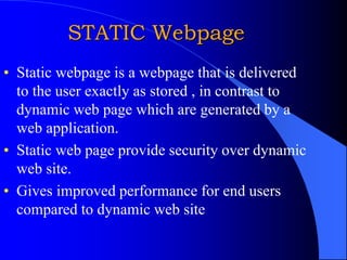 Html and dhtml | PPTX