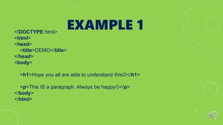 HTML AND XML ppt.pptx