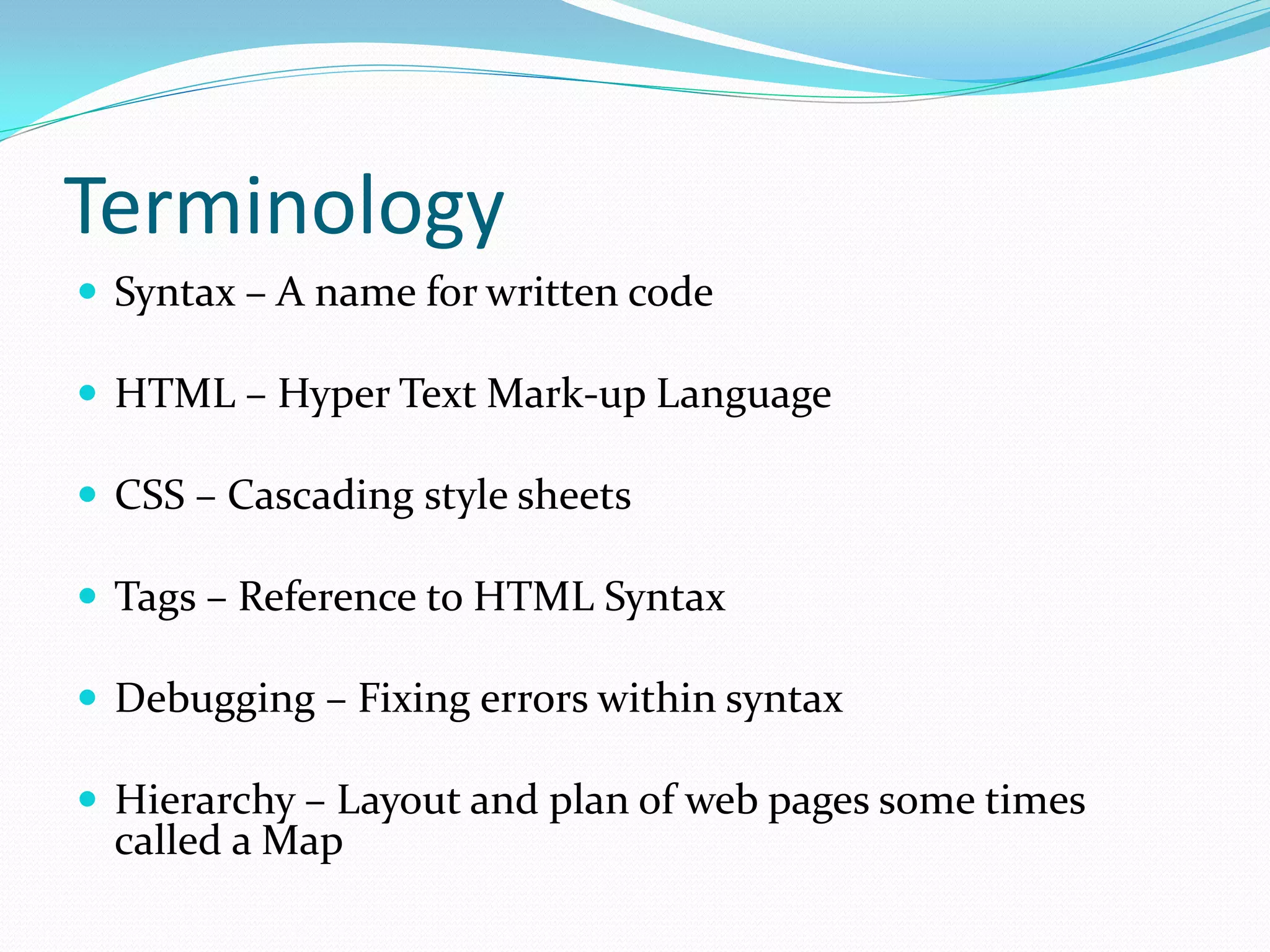 HTML an introduction | PDF