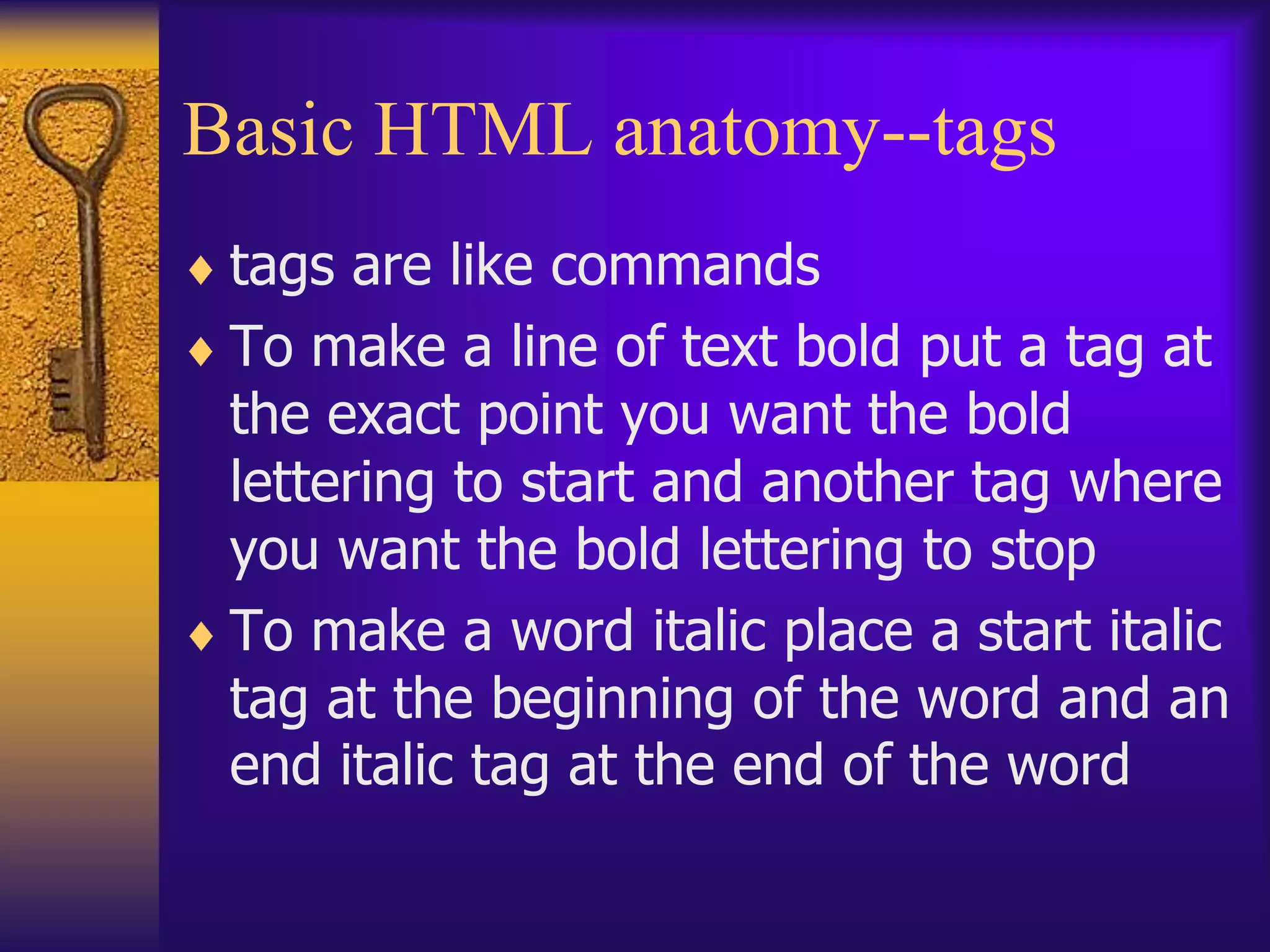 Html basics | PPTX