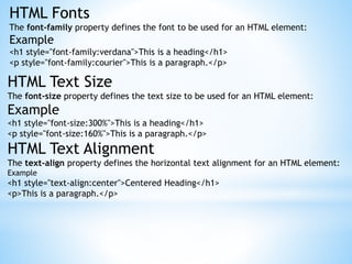 Html basics | PPT